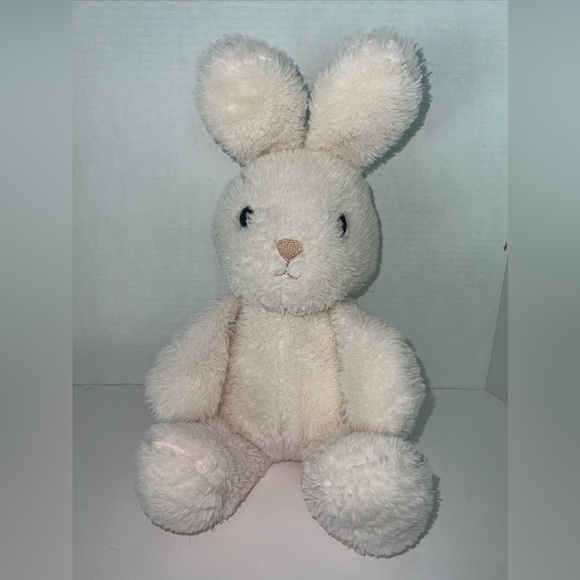 Toys | Bunny Rabbit Cream Plush For Baby Rattler Crinkle Ears Feet ...